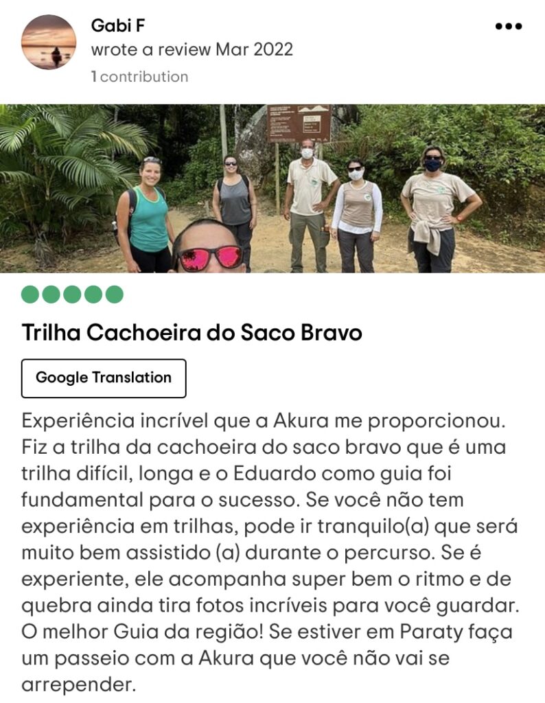 Trilha da Pedra da Macela - AKURA Paraty